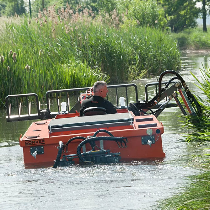 Mowing boat - C485 - Conver - diesel