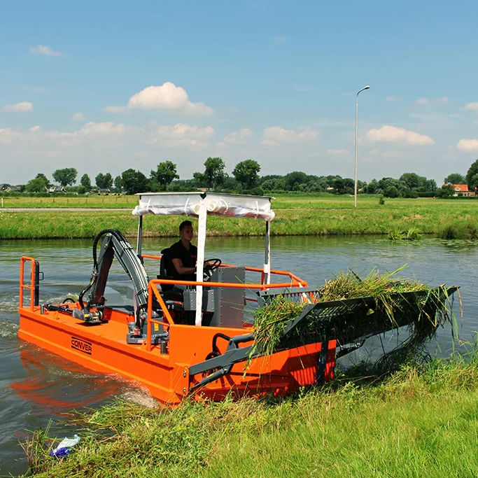 Work boat - C96-5 - Conver - mowing boat / diesel