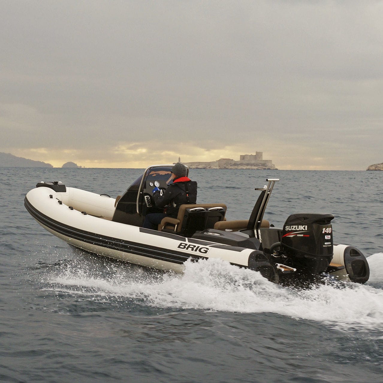 Outboard inflatable boat - EAGLE 6 - Brig U.S.A. LLC - rigid / side ...