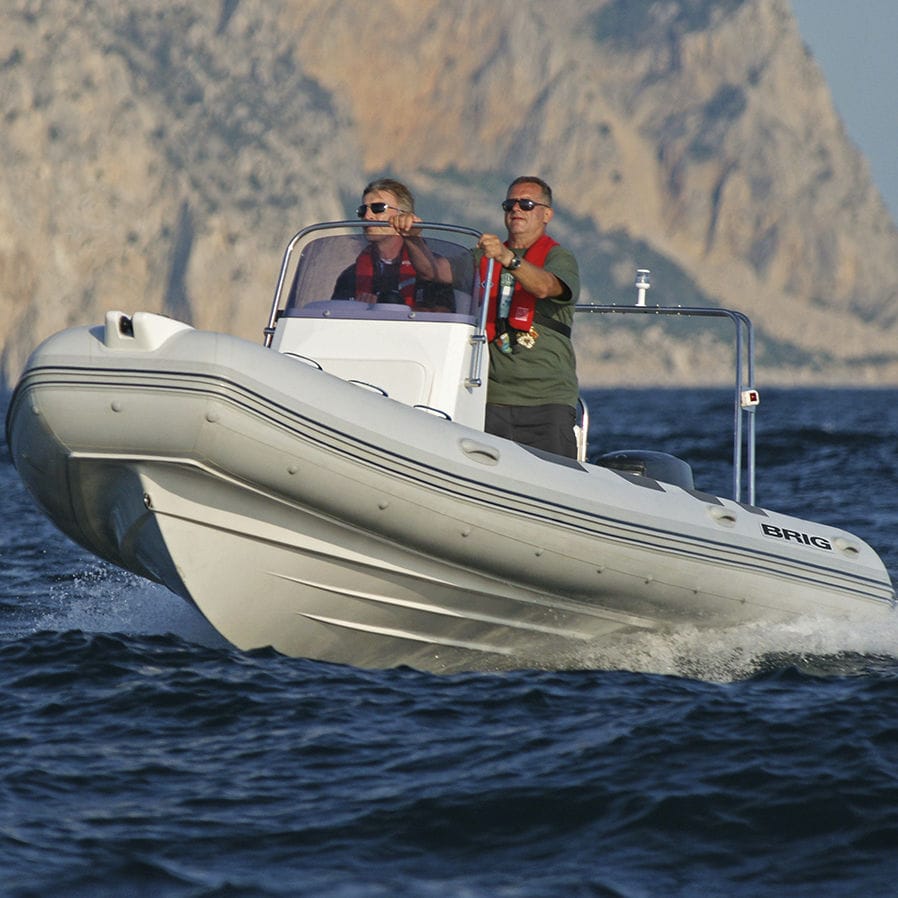Outboard inflatable boat - FALCON 570 - Brig U.S.A. LLC - rigid / side ...