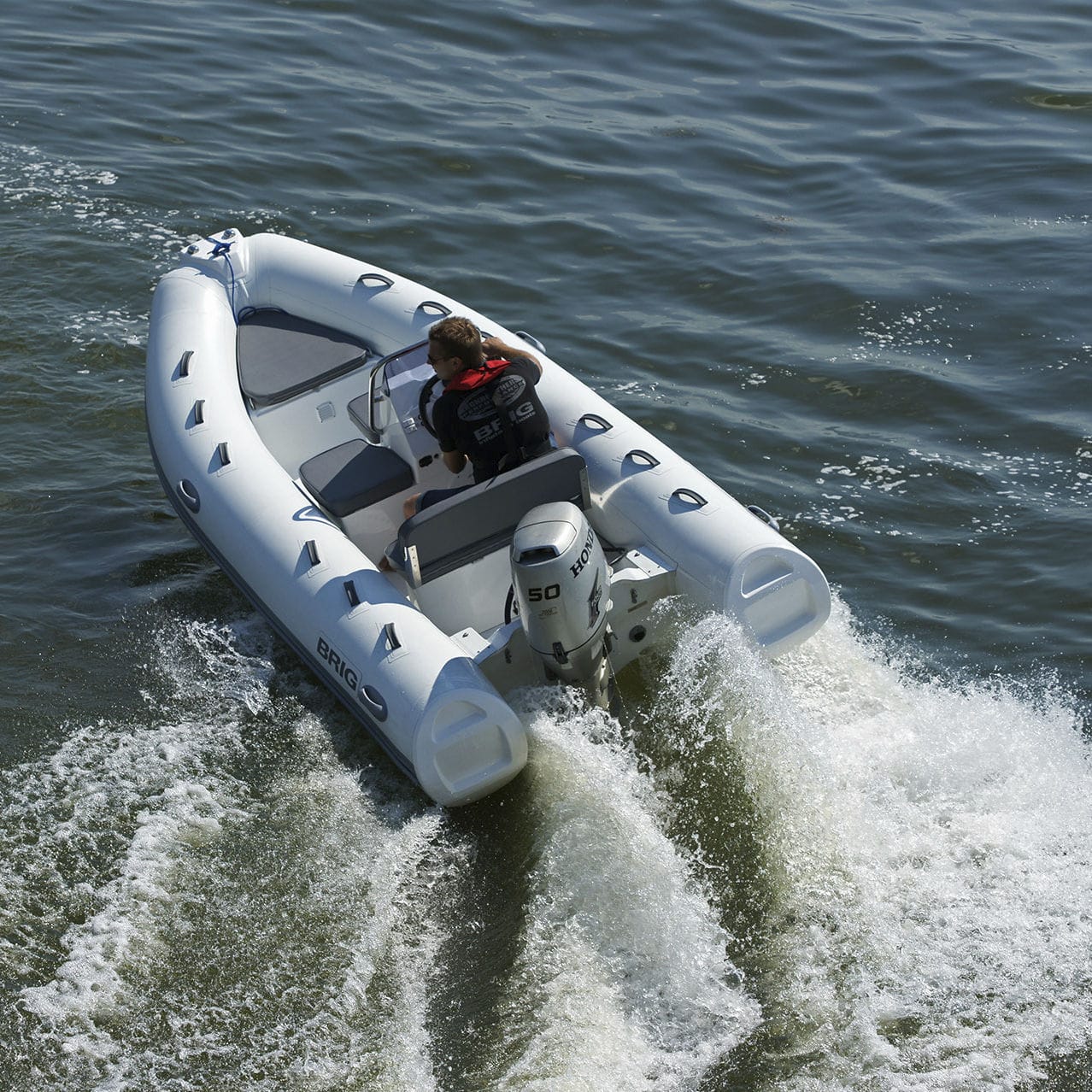 Outboard inflatable boat - FALCON 420 - Brig U.S.A. LLC - rigid / side ...