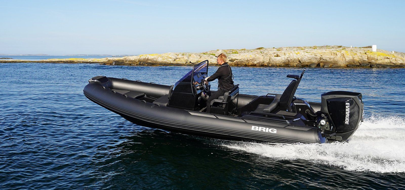 Outboard inflatable boat - Eagle 6.7 - Brig U.S.A. LLC - rigid / open ...