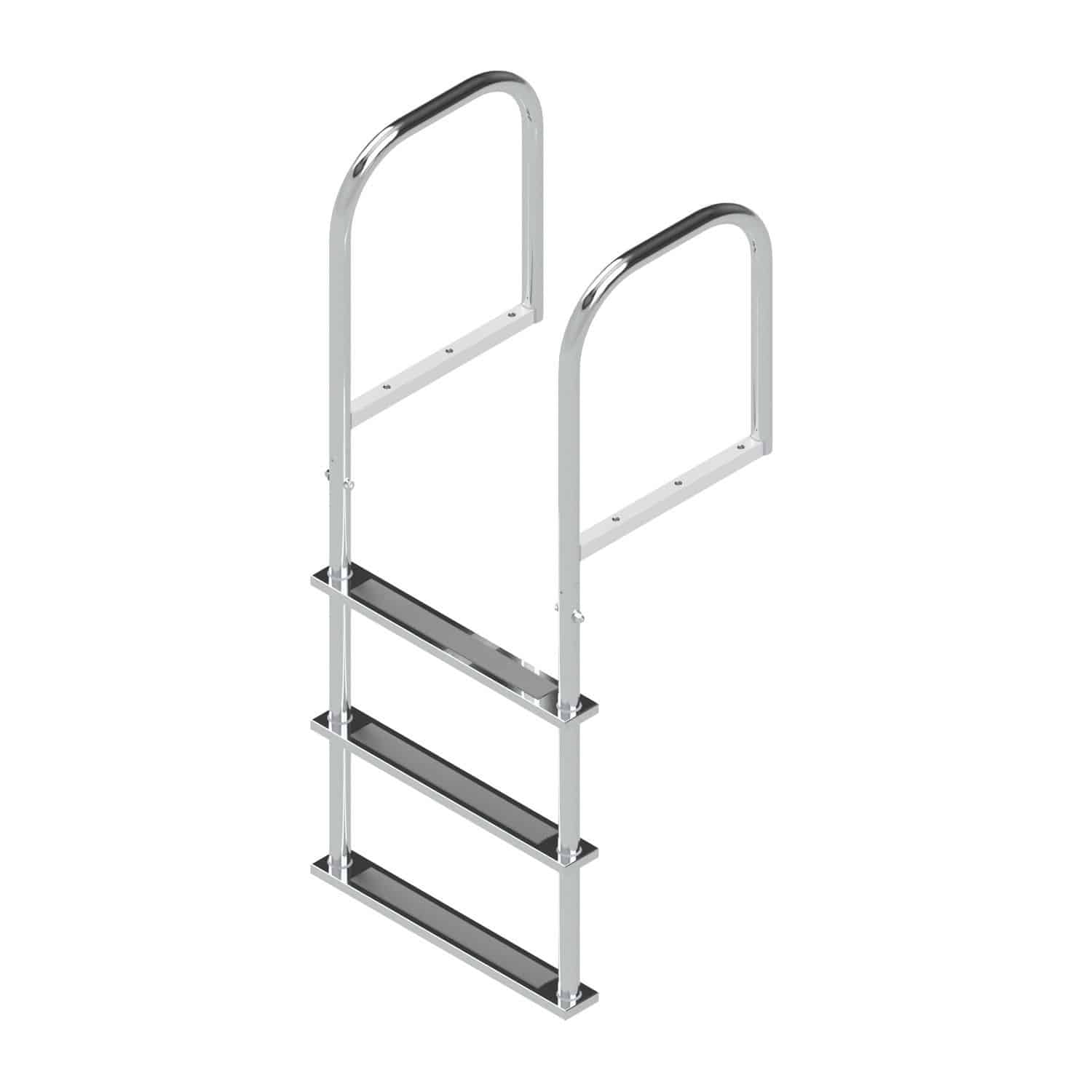 Dock ladder - L series - Stainless Dock Ladders - retractable / fixed ...