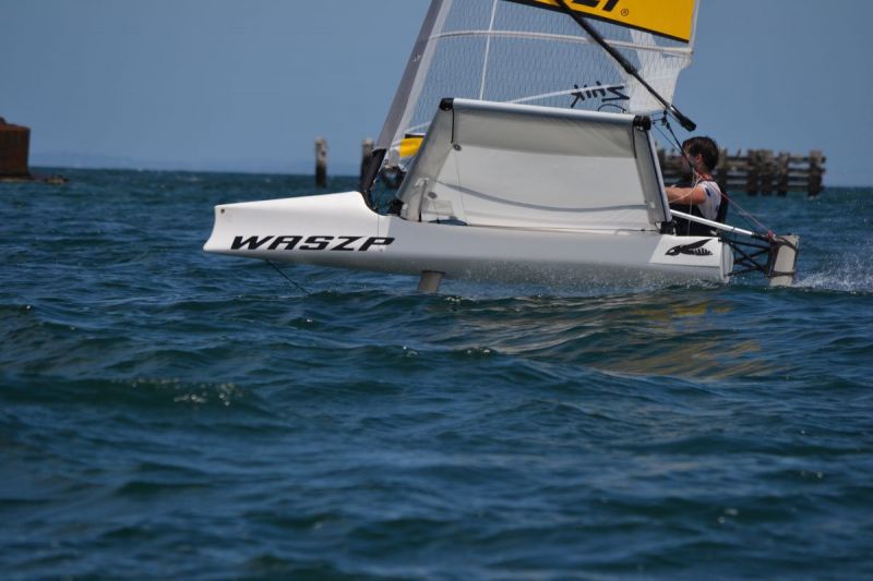 Single-handed sailing dinghy - WASZP ONE DESIGN - WASZP - foiling / regatta