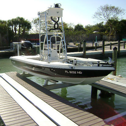 Boat lift - No Profile Boat Lifts - floating / custom