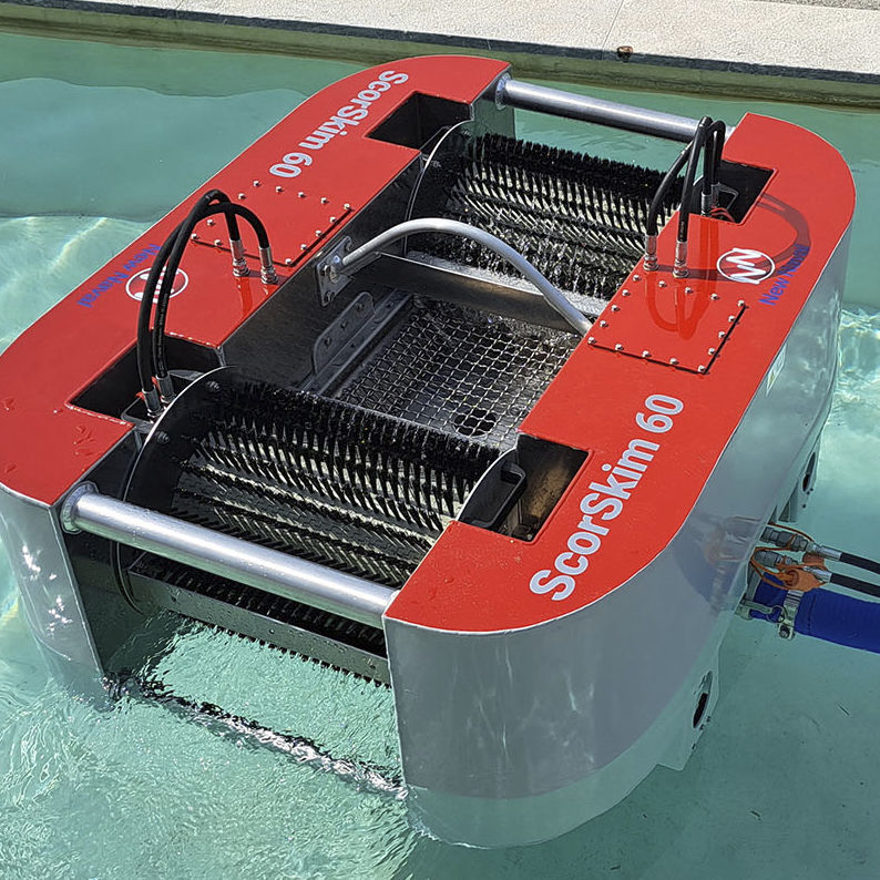 Brush oil skimmer - ScorSkim 60 - New Naval Ltd. - disc