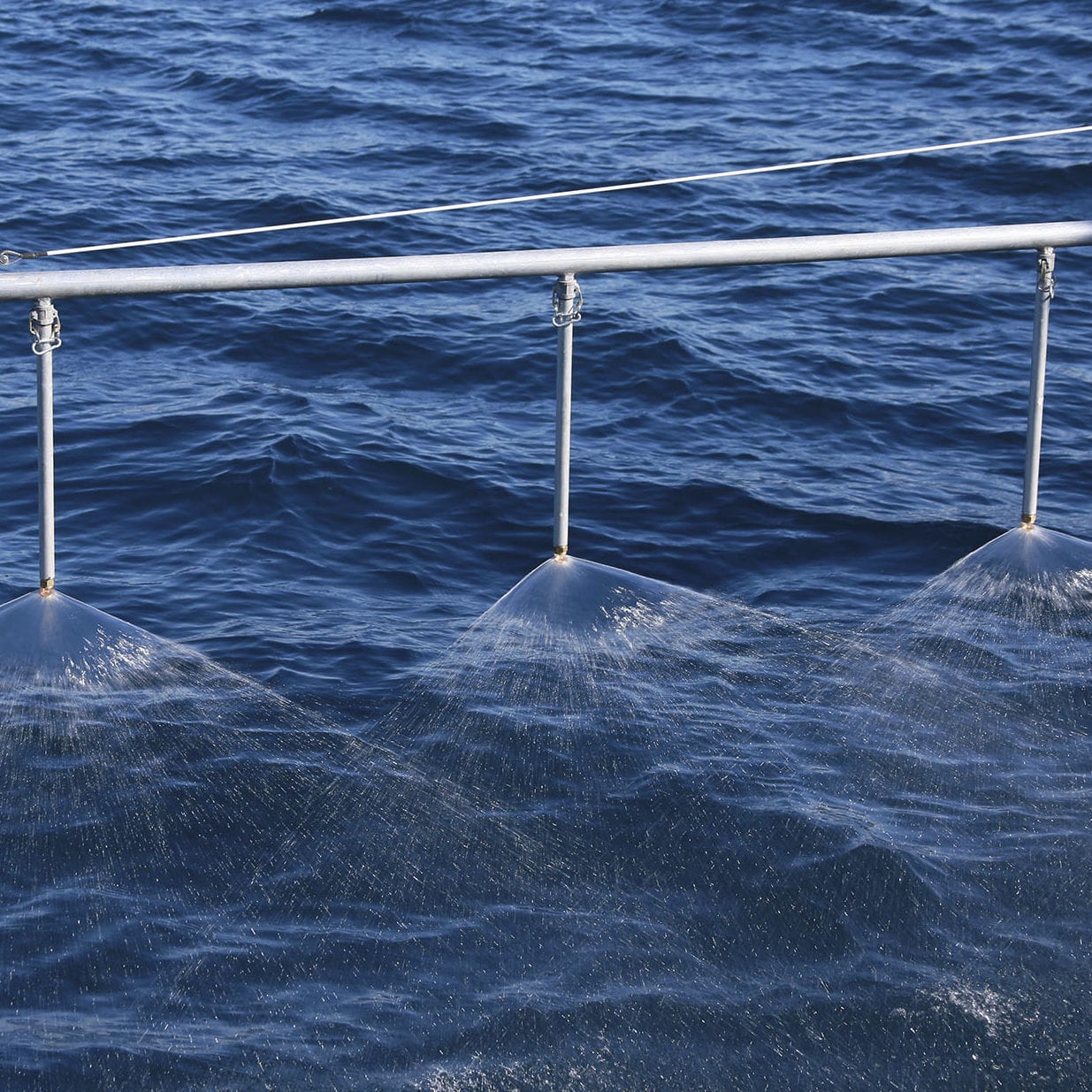 Dispersant spray system - ScorSpray - New Naval Ltd. - with arm / boat ...