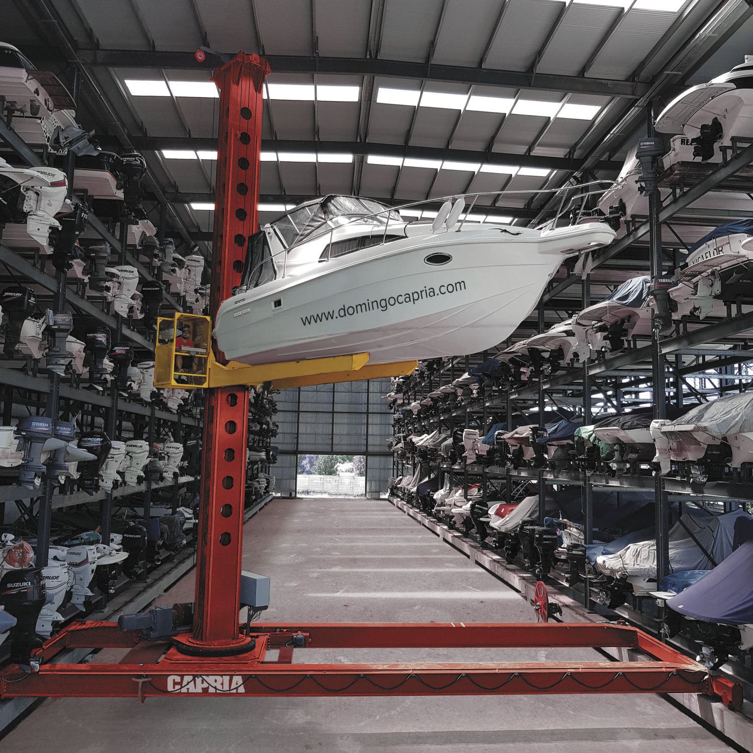 Boat stacking crane - 5T Floor Running - CAPRIA