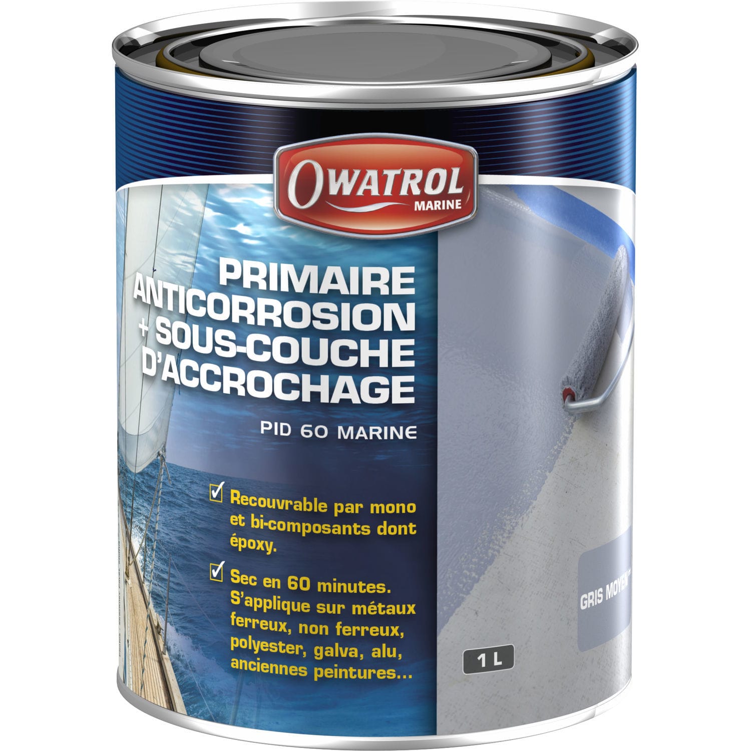 Boat primer - PID 60 - DURIEU GROUP - for metal / single-component ...