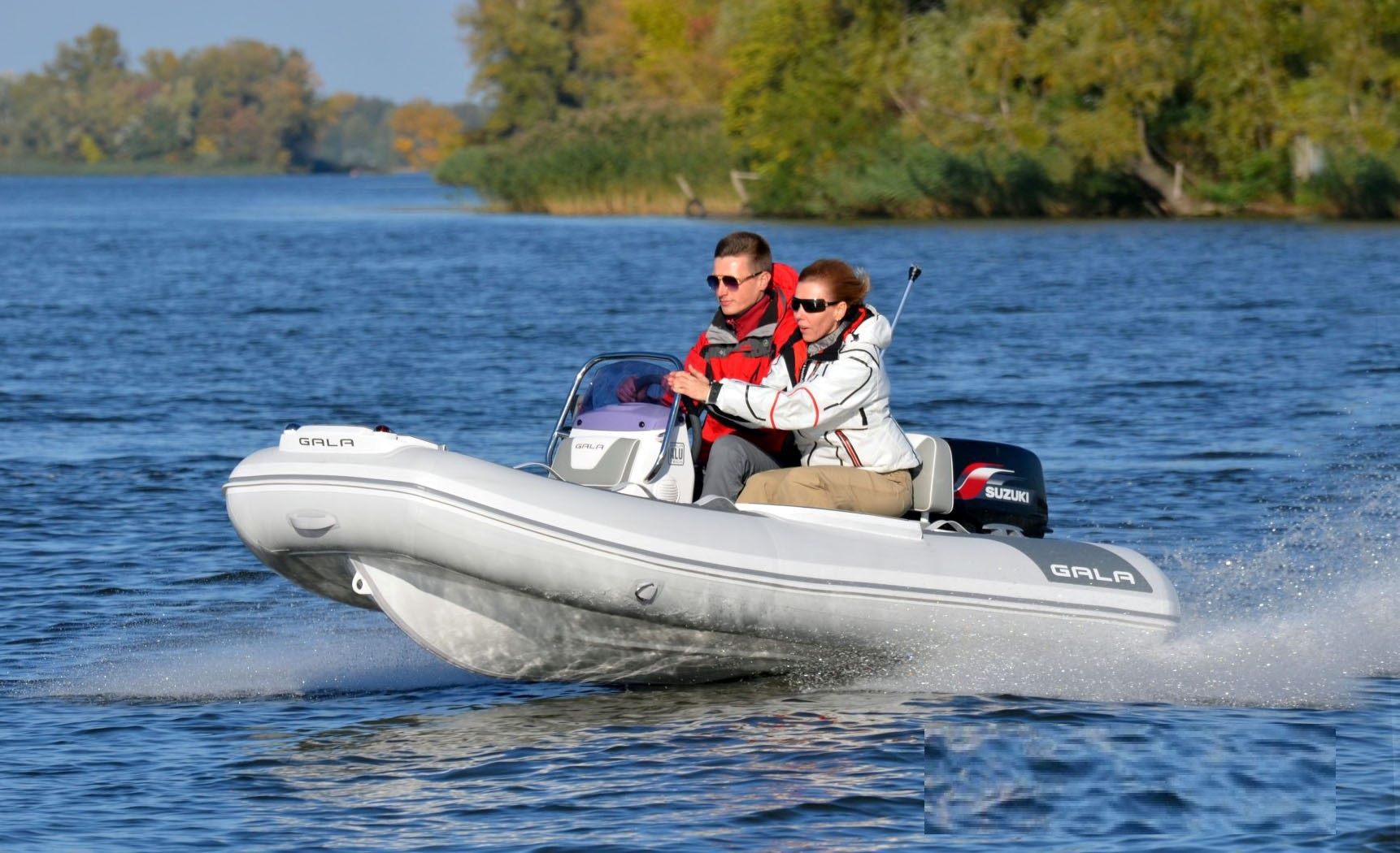 Outboard inflatable boat - V330 - GALA MARINE INTERNATIONAL In - rigid ...