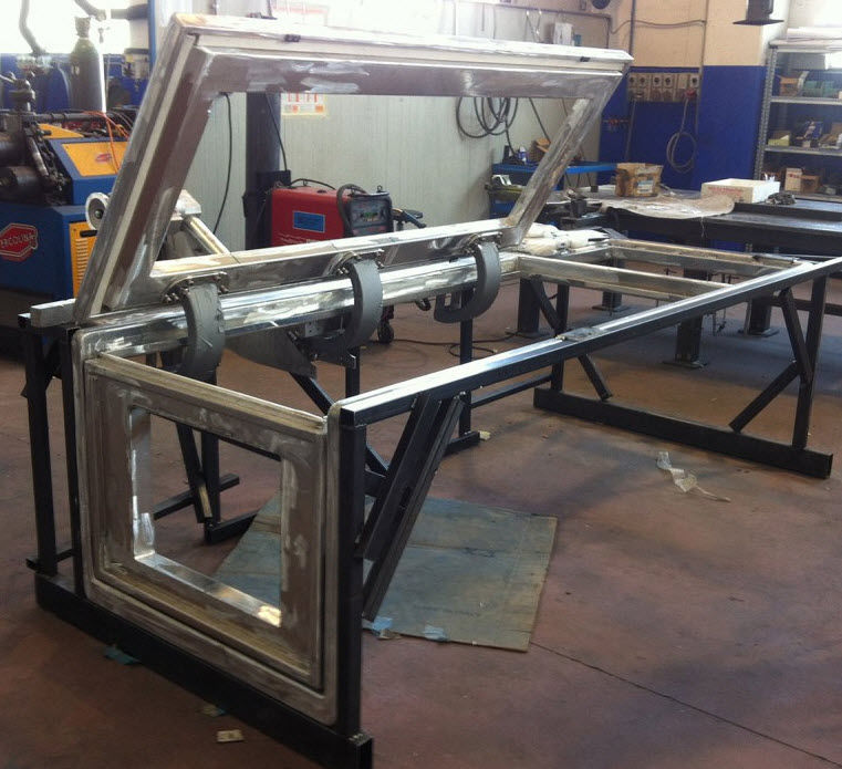 Companionway door - NAUTICOLIVER S.r.l. - for yachts / sliding