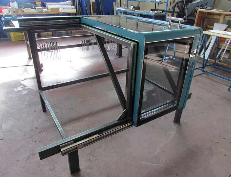 Companionway door - NAUTICOLIVER S.r.l. - for yachts / sliding