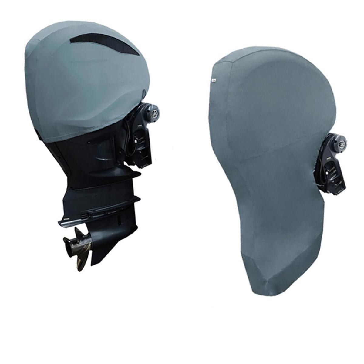 Boat protective cover - Y00-FC - OCEANSOUTH - outboard motor / gray