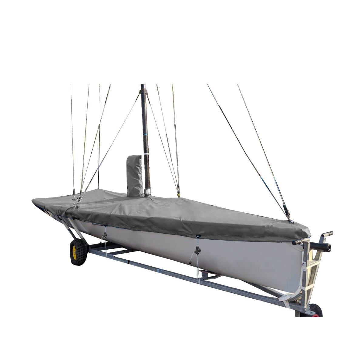 Sailing dinghy protective cover - SA361P - OCEANSOUTH - gray