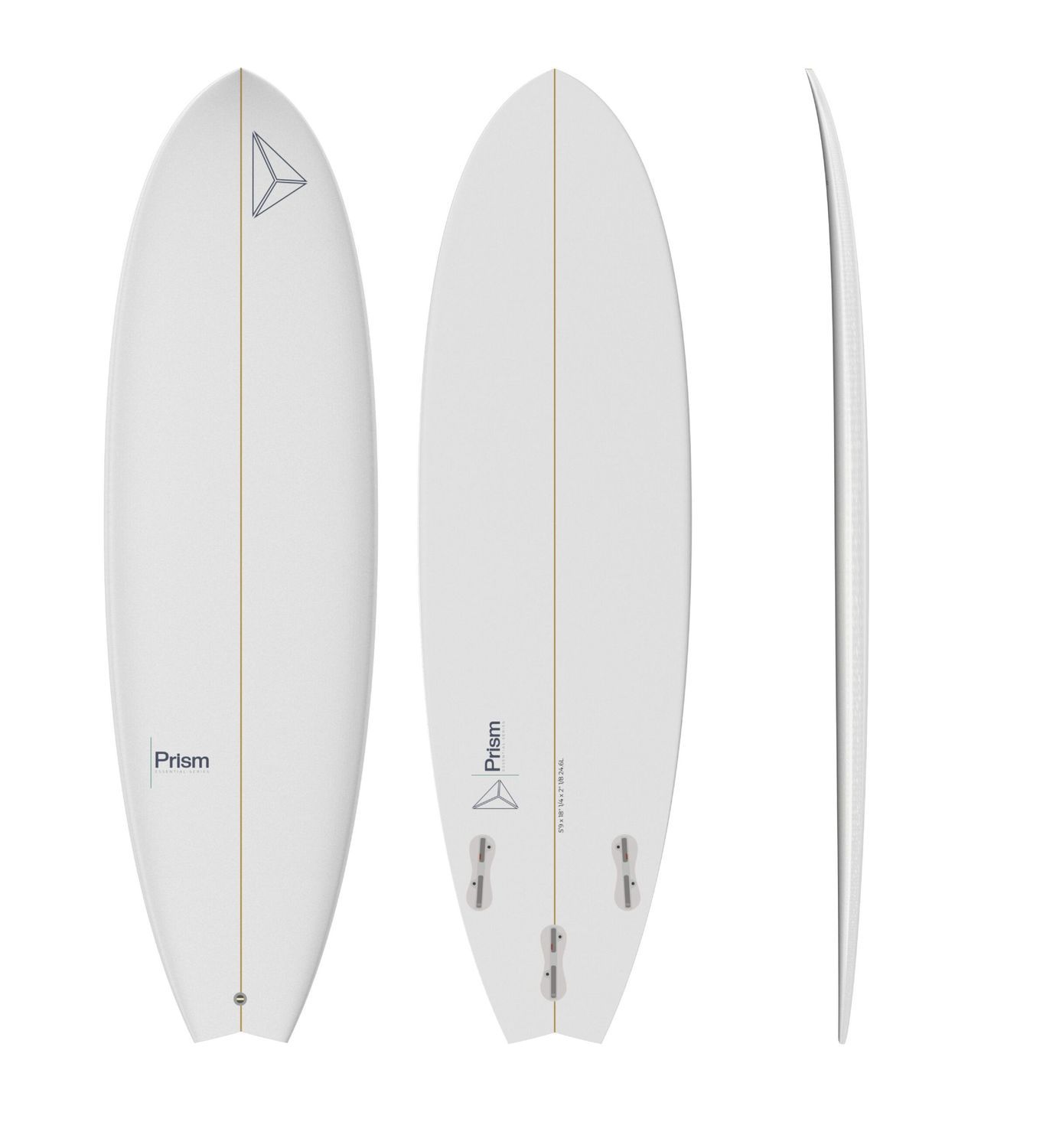 Shortboard surfboard - Fish 6'0 ESSENTIAL SERIES FCS 2 - Prism ...