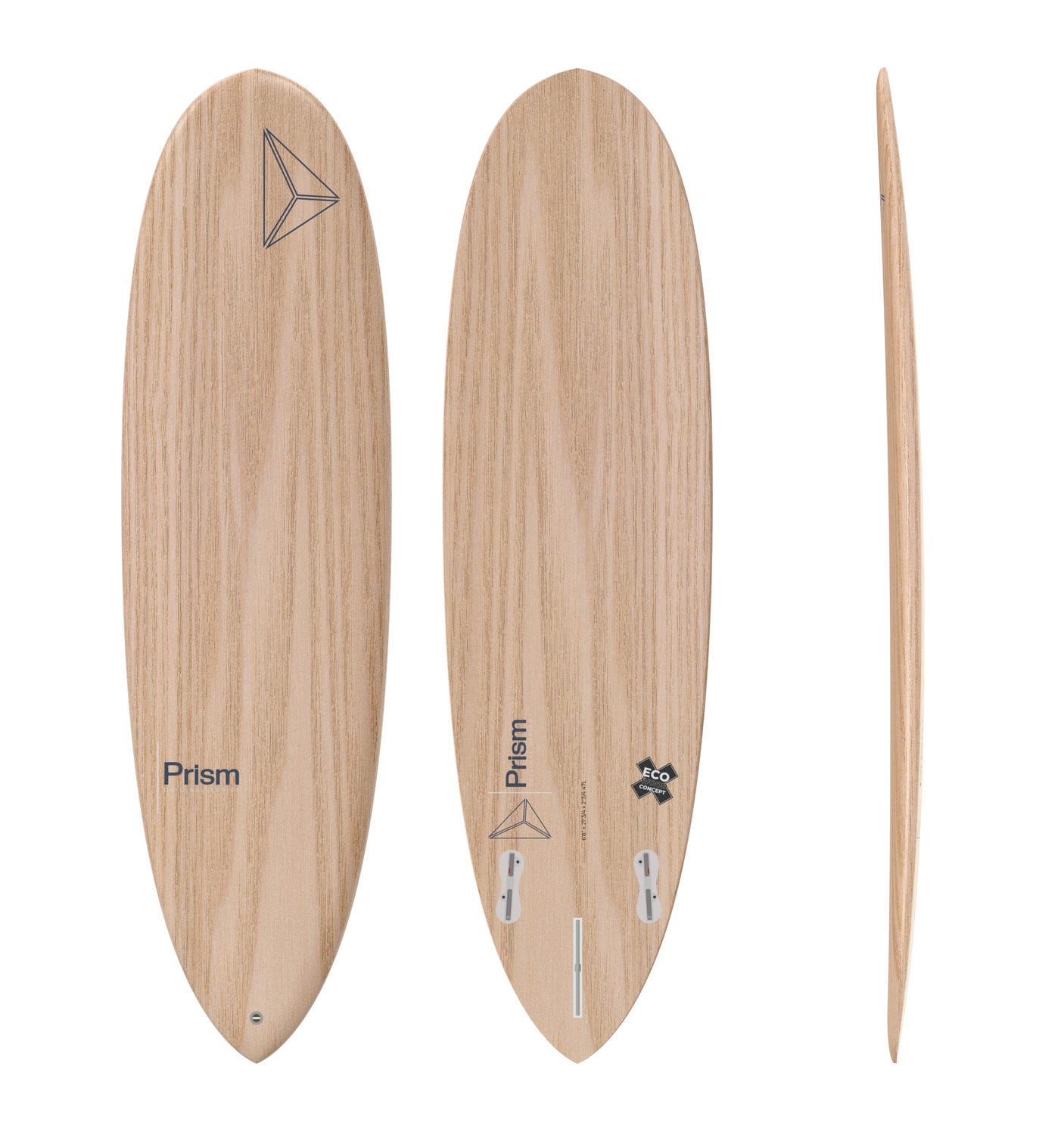 Longboard surfboard - Mini-long 6’8 ORIGINAL SERIES FCS2 - Prism ...
