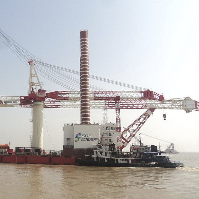 Ship crane - RHM Series - GENMA SOLUTION - for heavy loads / offshore