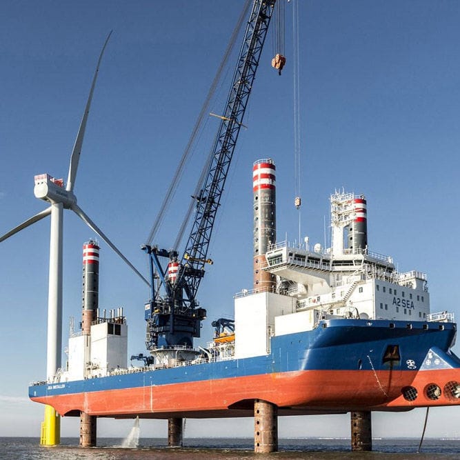 Ship crane - RHS Series - GENMA SOLUTION - for heavy loads / offshore