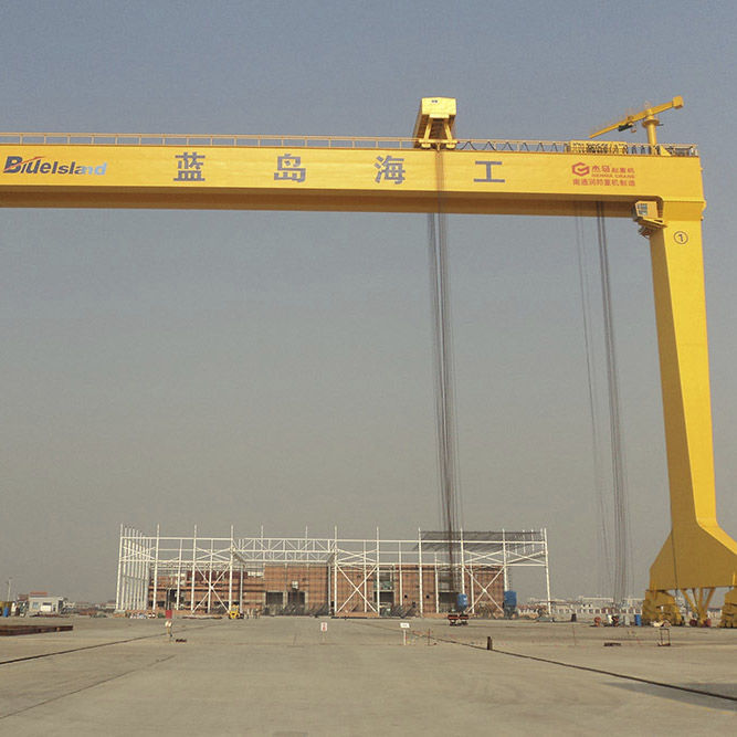 Shipyard crane - GENMA SOLUTION - floor track / gantry