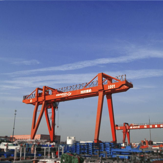 Shipyard crane - ME Series - GENMA SOLUTION - gantry / double
