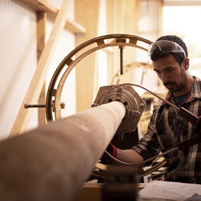 Latin rig yard - WoodSpars