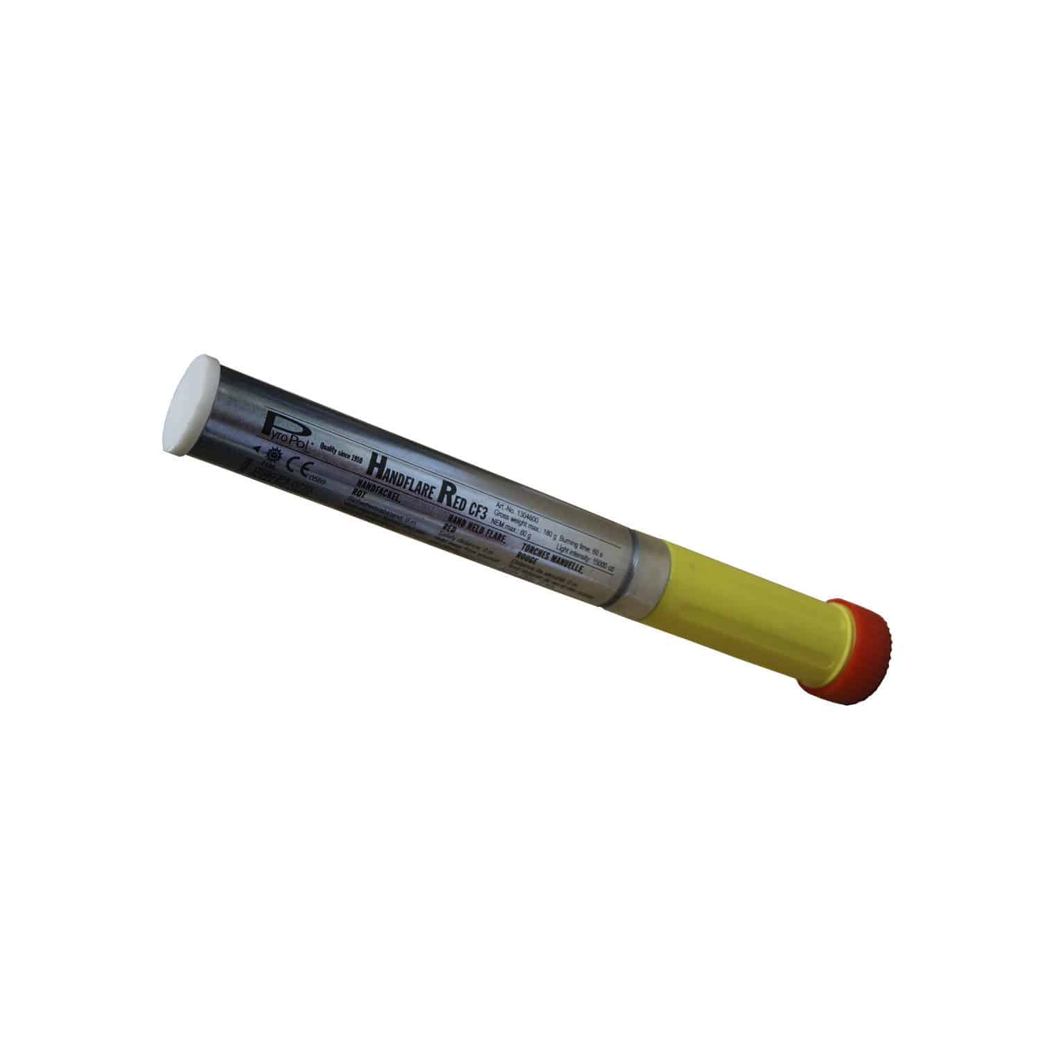 Distress hand flare - 2-1304600 - PyroPol GmbH - for ships / red / SOLAS