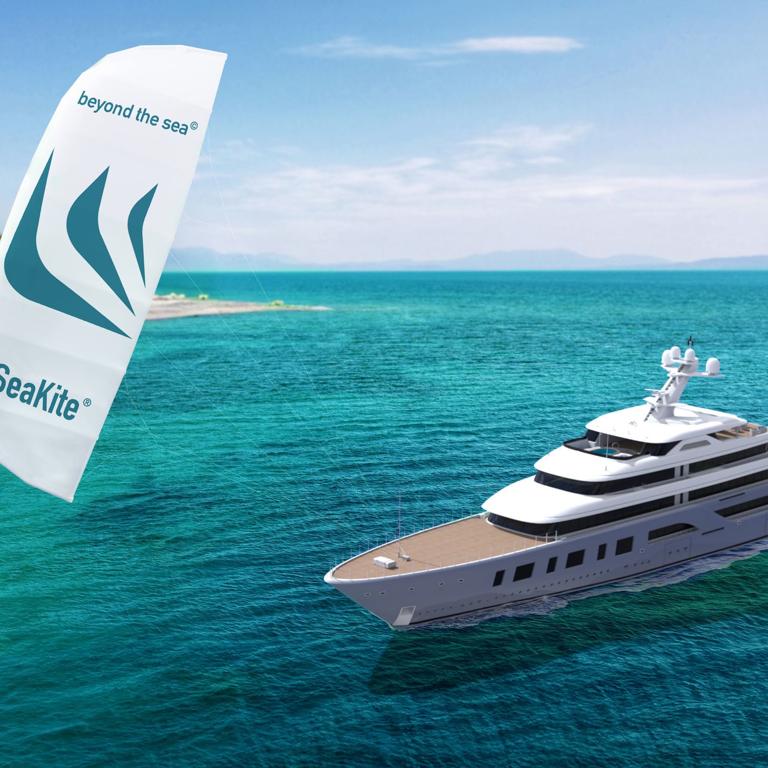 Ship kite propulsion system - SeaKite® 100m² - Beyond the Sea - for ...