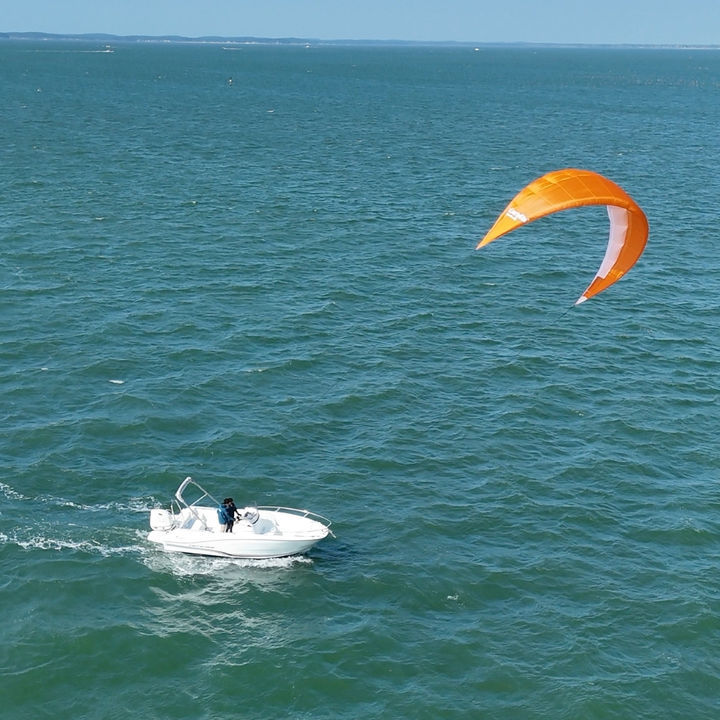 Boat kite propulsion system - LibertyKite® 20m² - Beyond the Sea