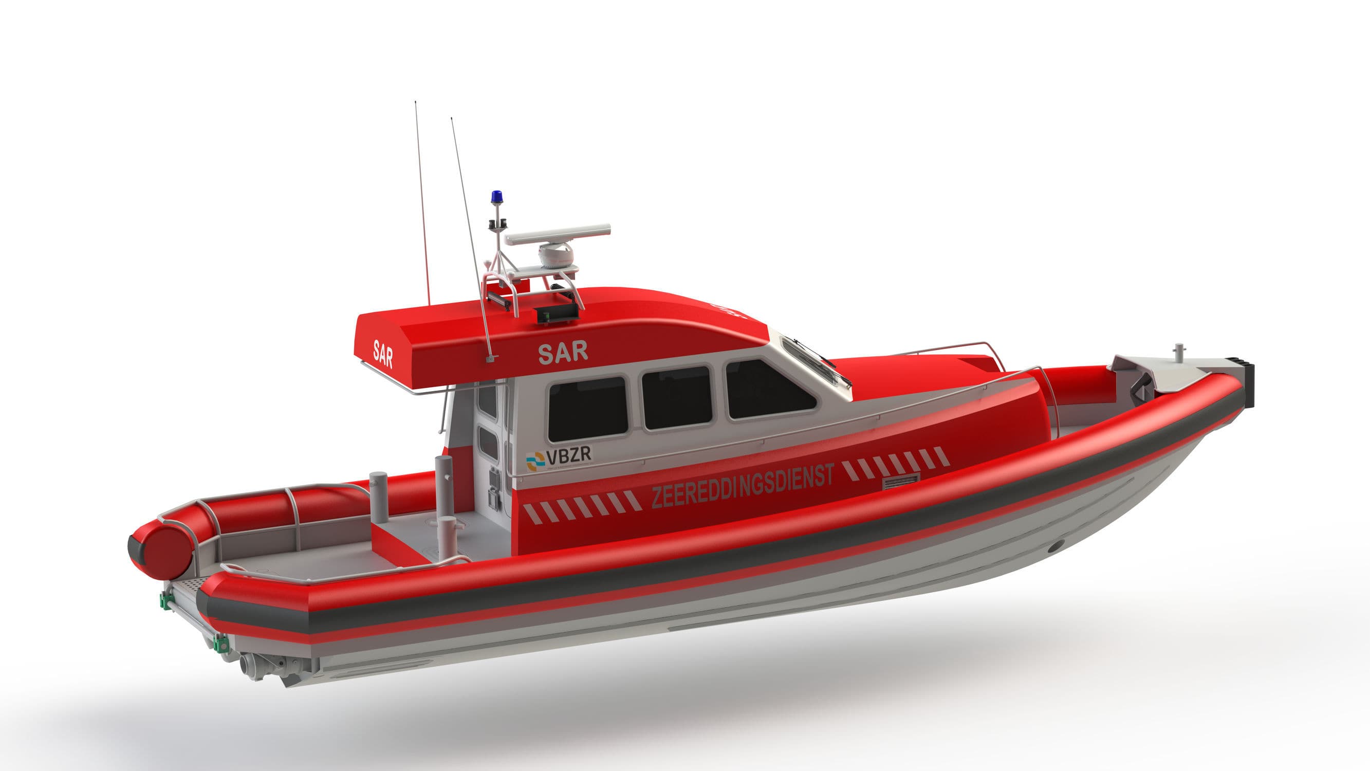 Rescue boat - BN240 - Habbeke Shipyard - outboard / aluminum / rigid ...