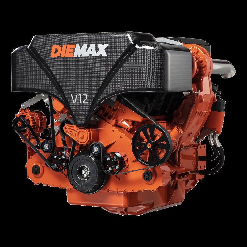 Inboard motor - V12 - Diemax Diesel Engines - diesel / for boat ...
