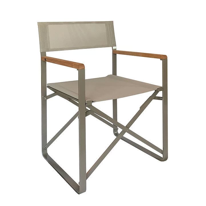Boat director's chair - West - Mia Marin - folding / aluminum