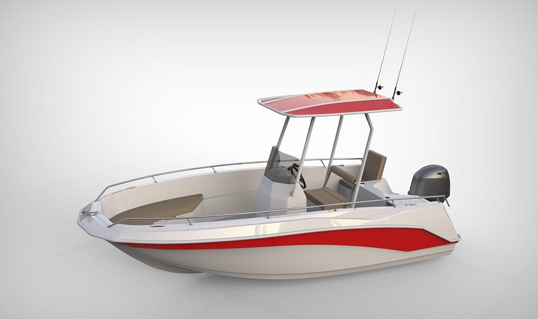 Outboard center console boat - MARLIN 500 ECO - Alesta Marine - sport ...