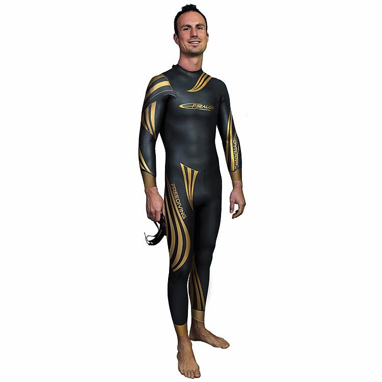 Freediving wetsuit - Dynamic - EPSEALON - long-sleeve / one-piece / 2 mm