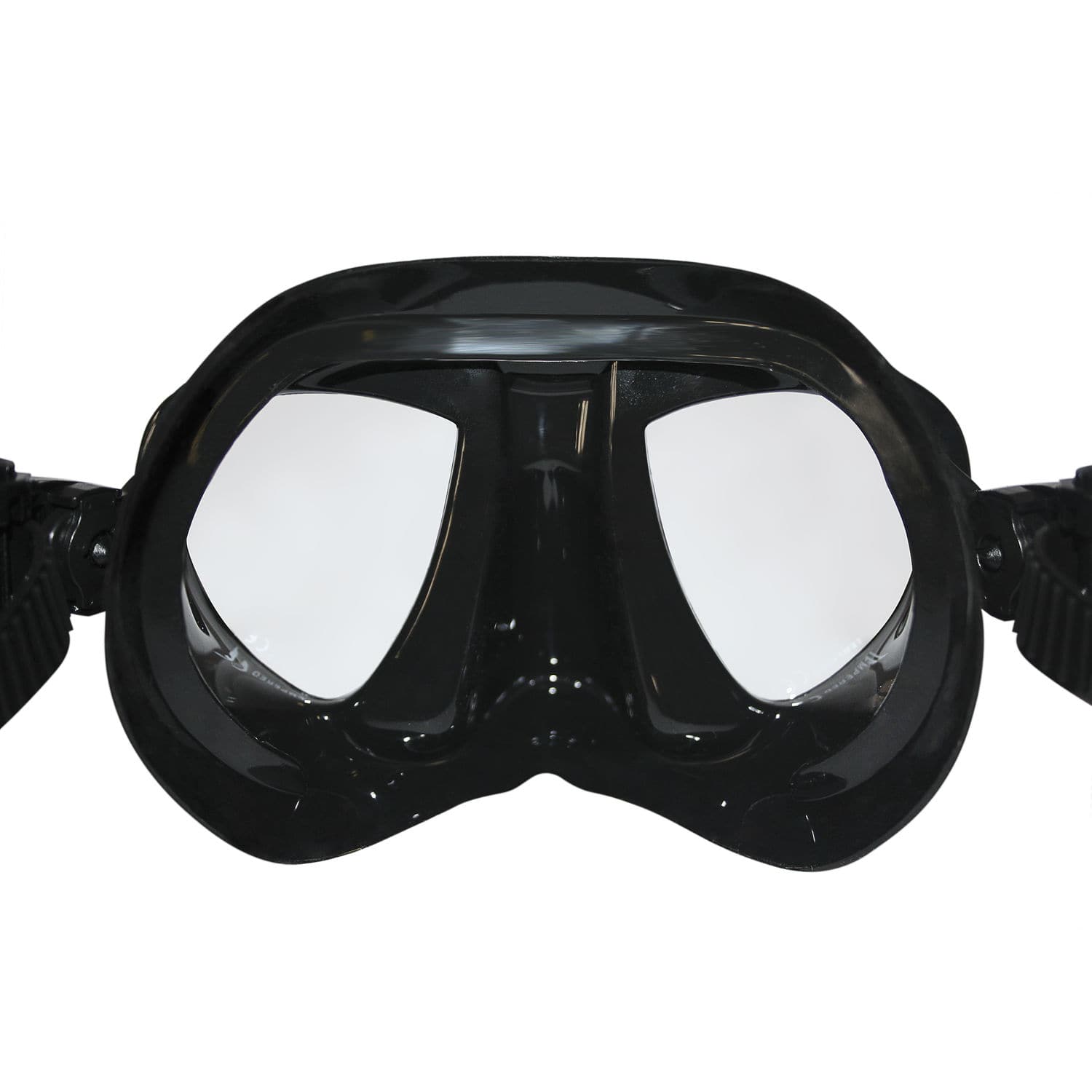 Dual-lens dive mask - E-Visio 2 Red Fusion Fat strap - EPSEALON