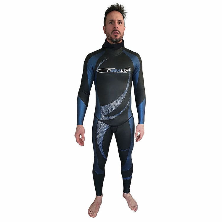 Freediving wetsuit - Vortex - EPSEALON - with hood / long-sleeve / two ...