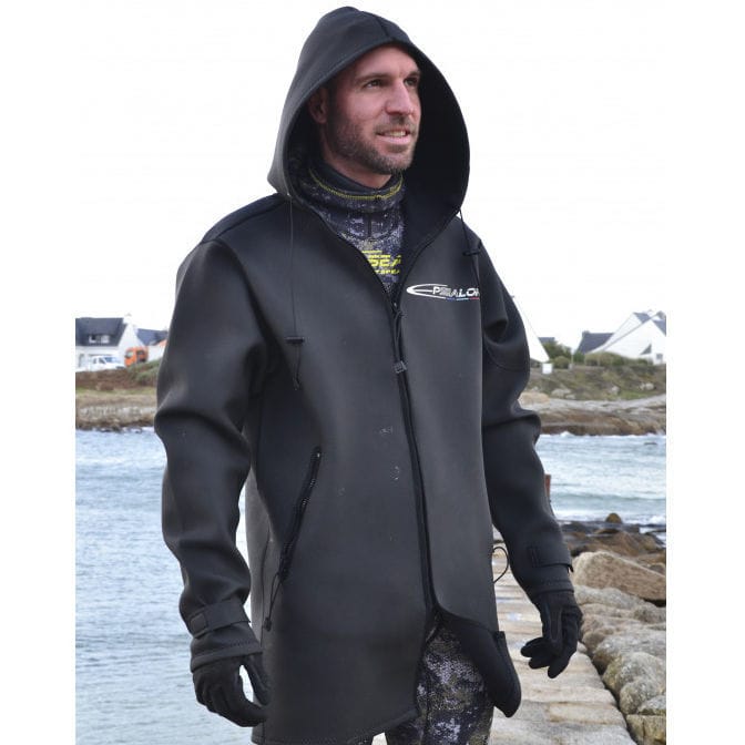 Dive jacket - SharkSkin - EPSEALON - thermal / neoprene / hooded