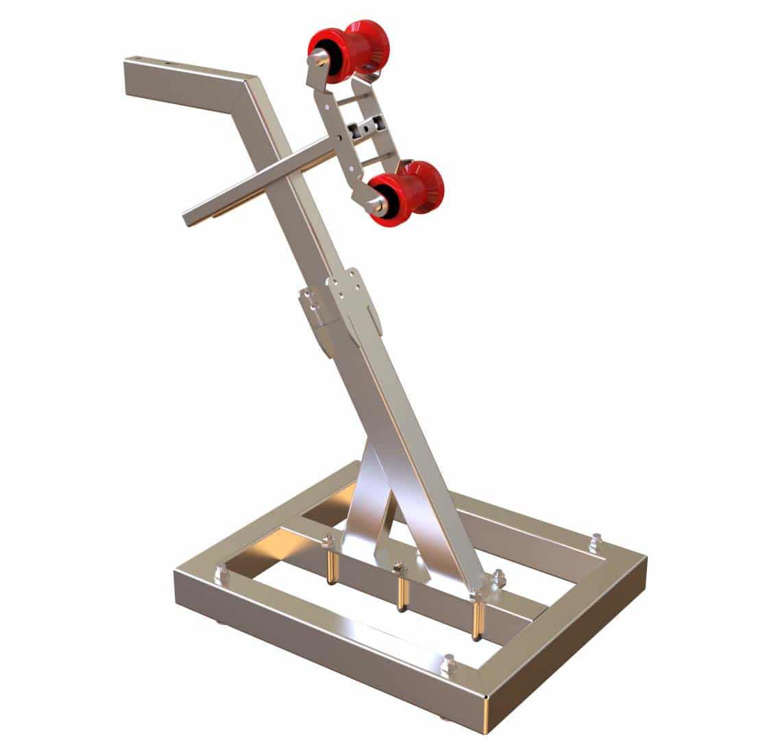 Boat winch - Winchpost with Bow Rollers - BulDock Ltd. - for docks / manual