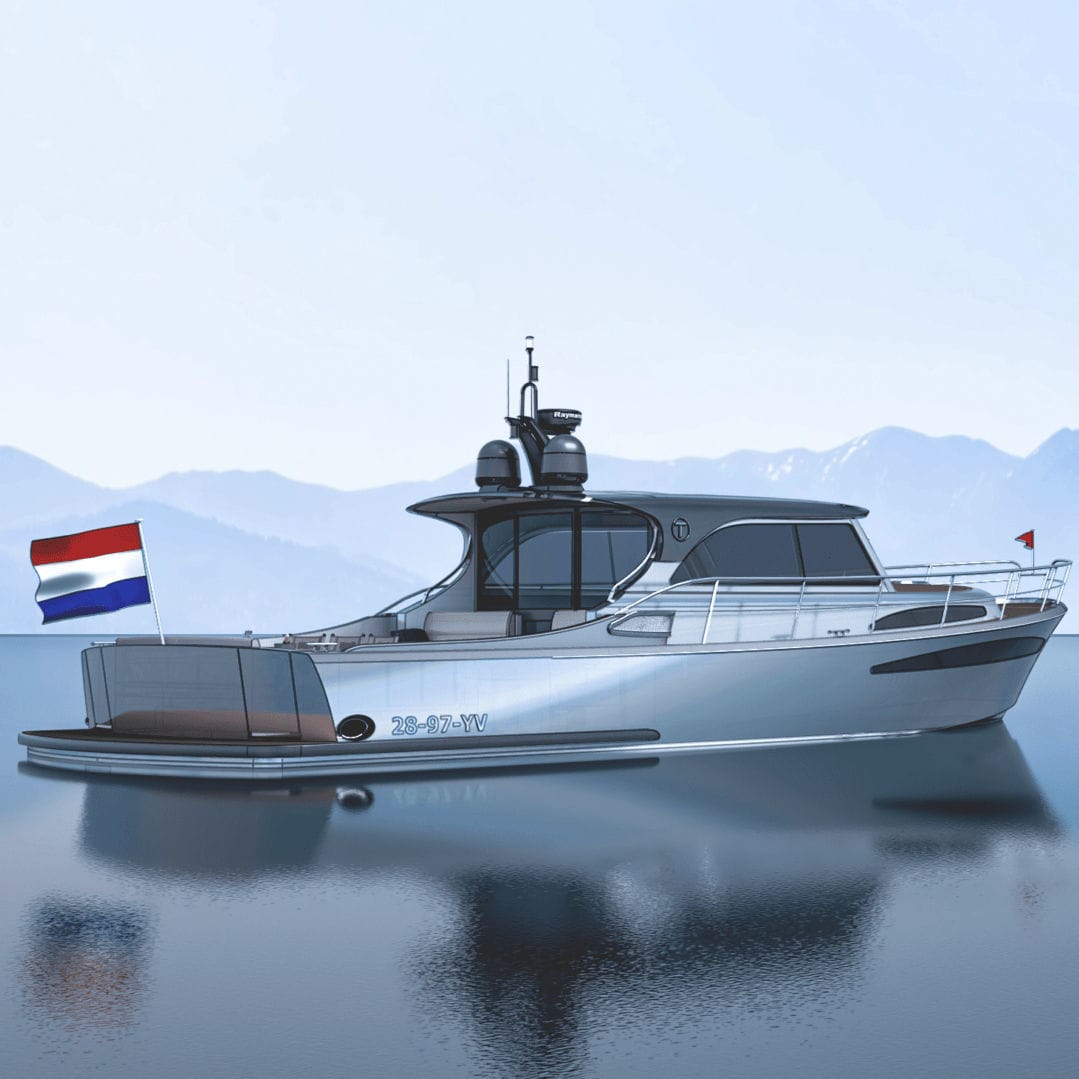 Inboard express cruiser - Lobster - Trimm Design BV - hard-top ...