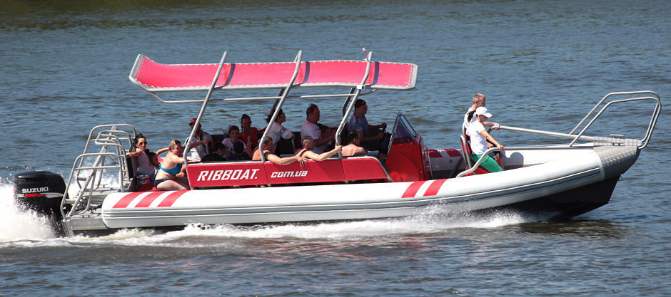 Outboard inflatable boat - RIB 900-L - Vector Inflatables - twin-engine ...