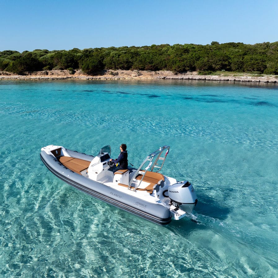 Outboard inflatable boat - FILANCIU 650 - Fanale Marine - rigid / open ...