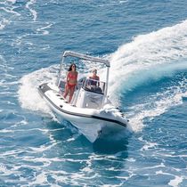 Inflatable boat with cabin - All boating and marine industry manufacturers