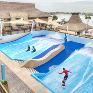 Custom-made artificial surfing machine - 3 jets - WAVESURFER - outdoor