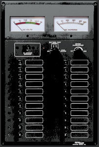 Boat control panel - ES-4 - NewMar - electrical circuit