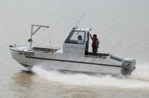 Work boat - 14m - Alumarine Shipyard - catamaran / inboard / aluminum