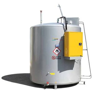 Fuel tank - CUBE56 - Demo Serbatoi - temporary storage / metal / with ...