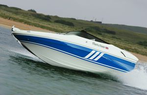 Outboard runabout - F23 - Fletcher Boats - inboard / dual-console ...