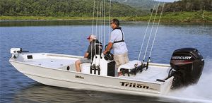 Outboard jon boat - 1862 CC - Triton Boats - center console / sport ...