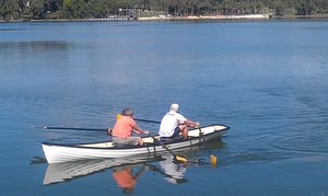 Classic rowing boat - HERITAGE 18 CLASSIC - Little River - single scull