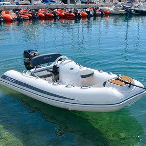 Outboard inflatable boat - G750 - GRAND Inflatable Boats - rigid / open ...
