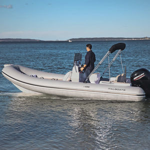 Outboard inflatable boat - 750 AS - ITALBOATS - twin-engine / RHIB / open